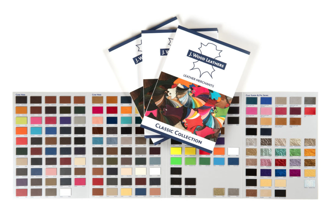 Full Set of Swatch Cards - J. Wood Leathers Ltd